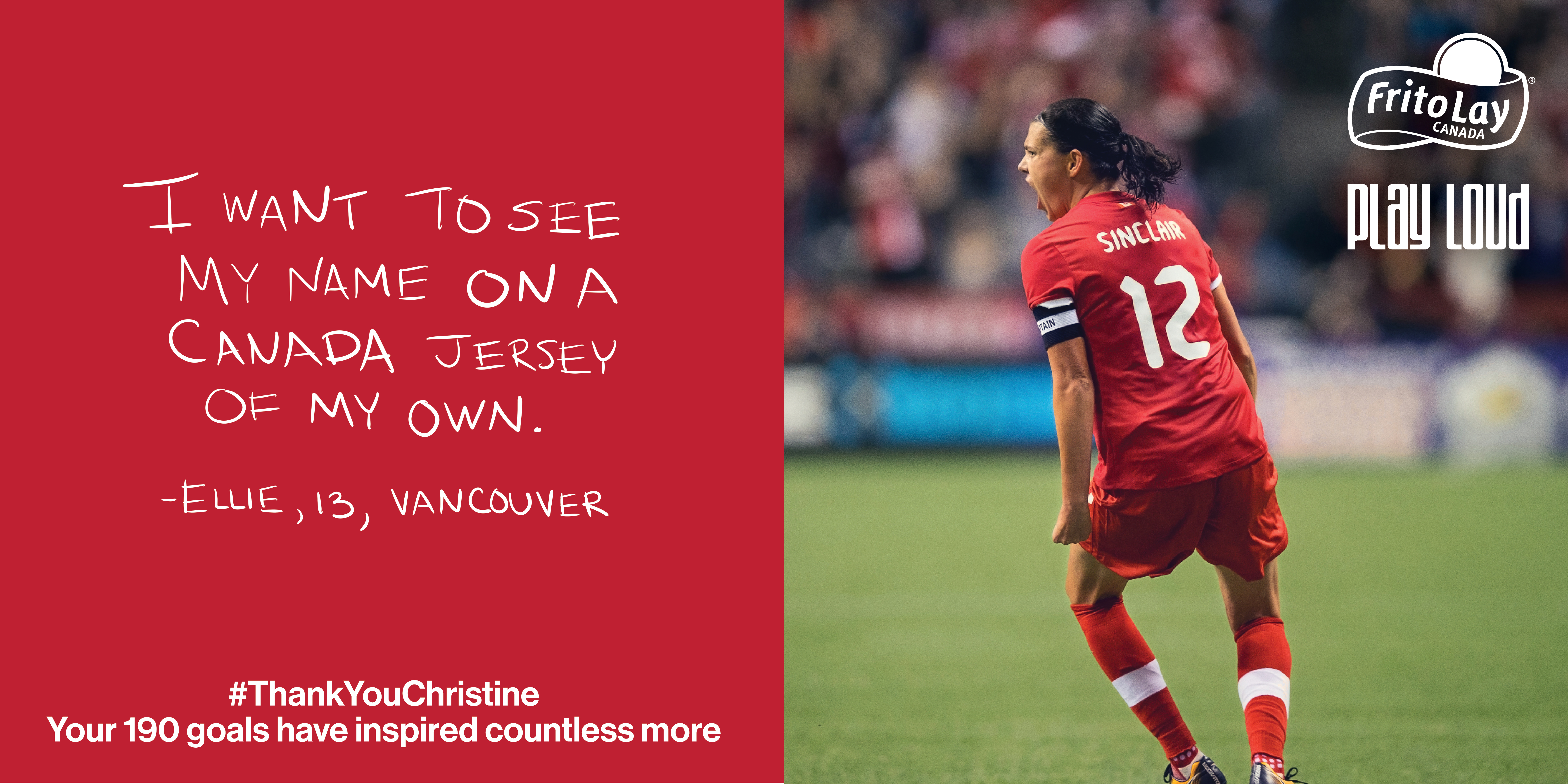 Frito Lay'S Pays Homage To Christine Sinclair With An Ad For Each Of ...