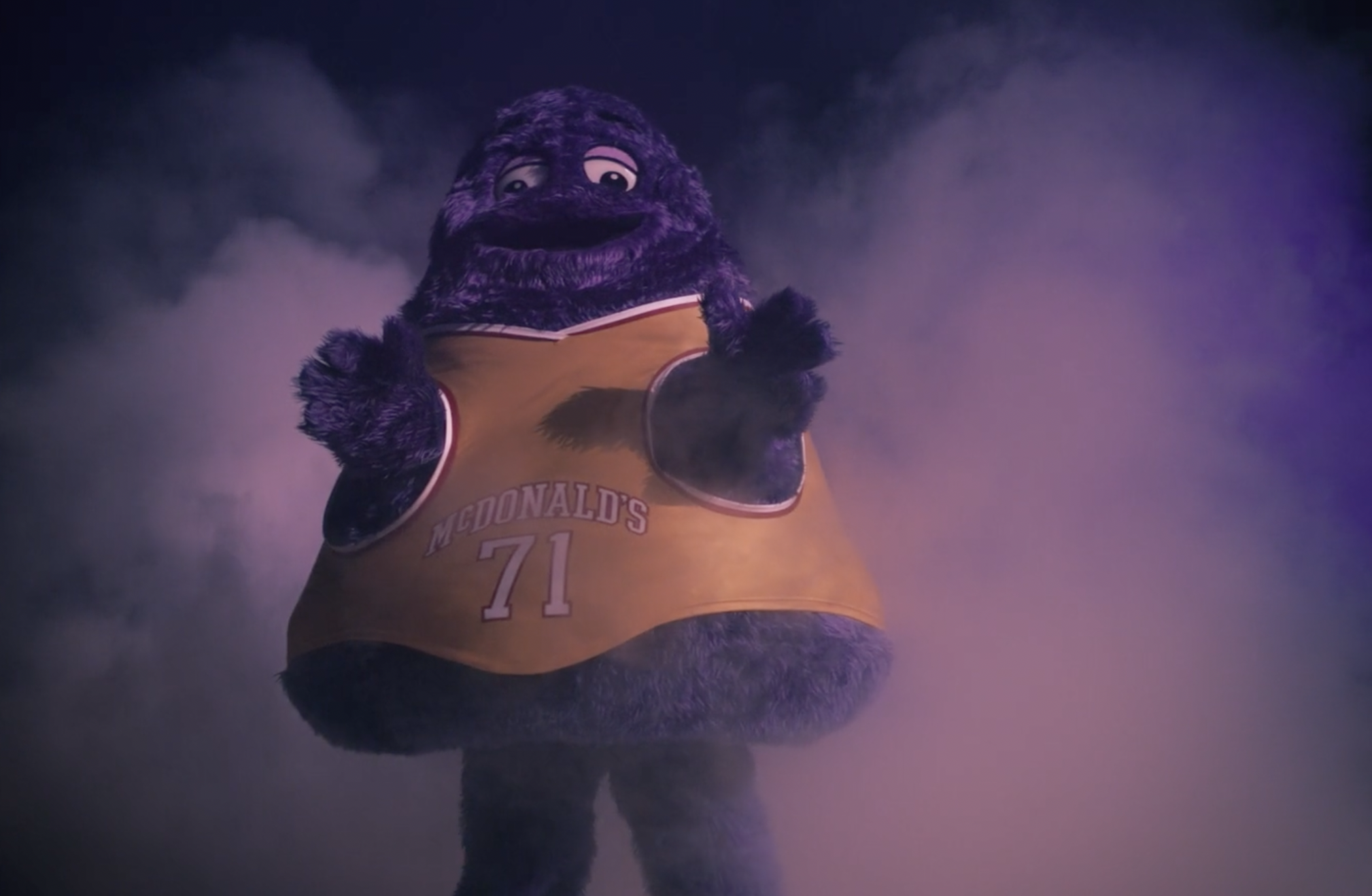 Grimace Comes Out Of Retirement To Take On The Raptor | Campaign Canada
